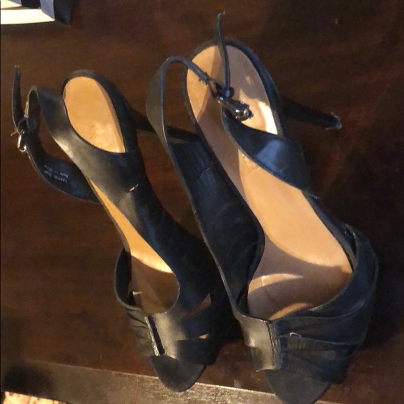 L.A.M.B. | Shoes | Lamb Leather Black High Heels | Poshmark